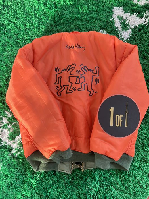 Keith Haring Kith Haring Reversible Bomber Jacket | Grailed