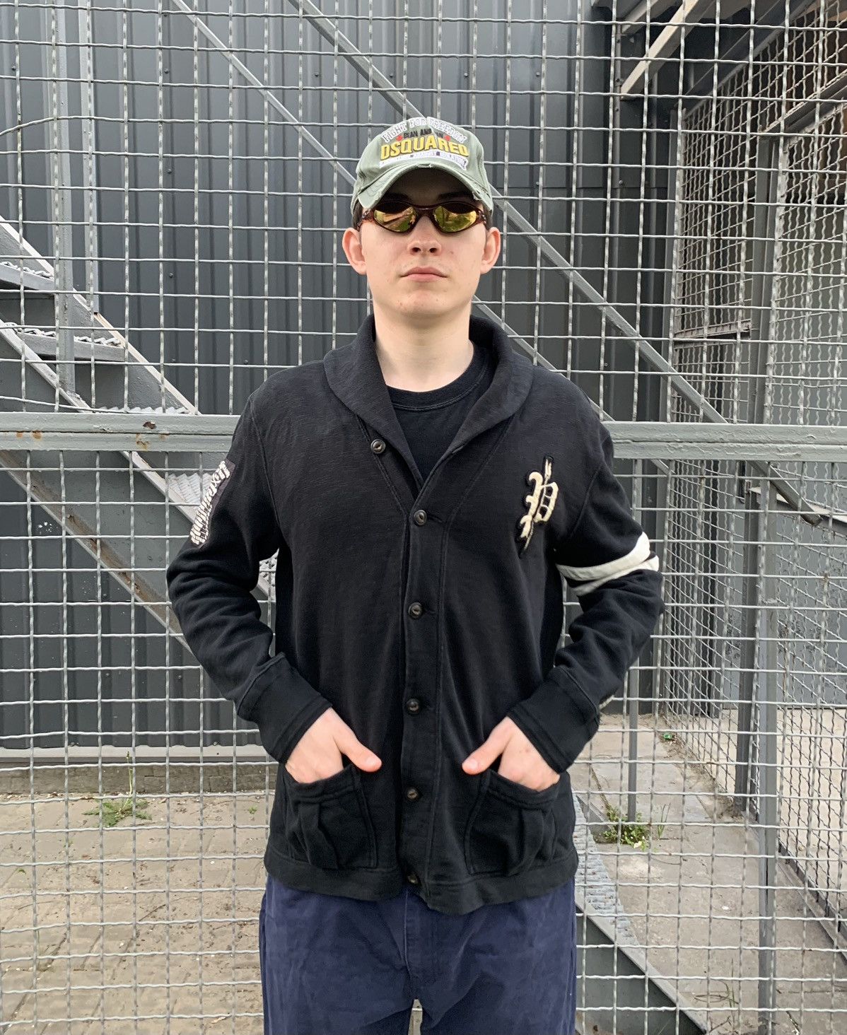 Ralph Lauren 🐎Ralph Lauren🐎Rugby Cardigan Knit Skull Sweater | Grailed