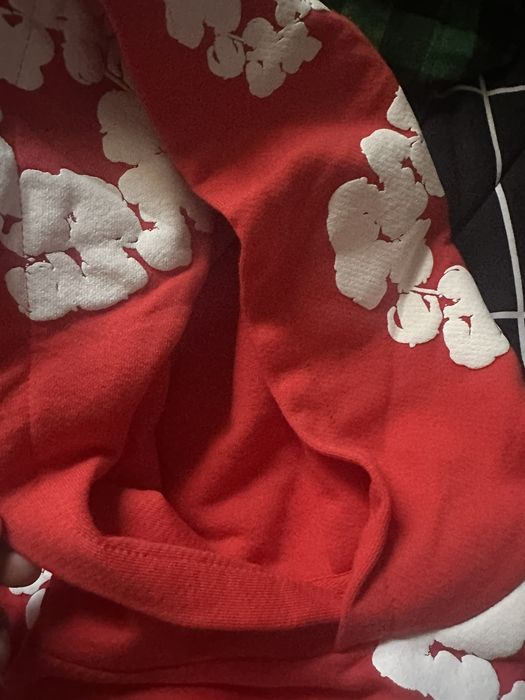 DENIM TEARS Red Denim Tears Hoodie | Grailed