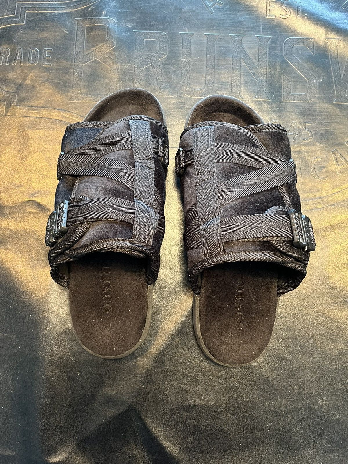 Japanese Brand × Streetwear Draco slides | Grailed