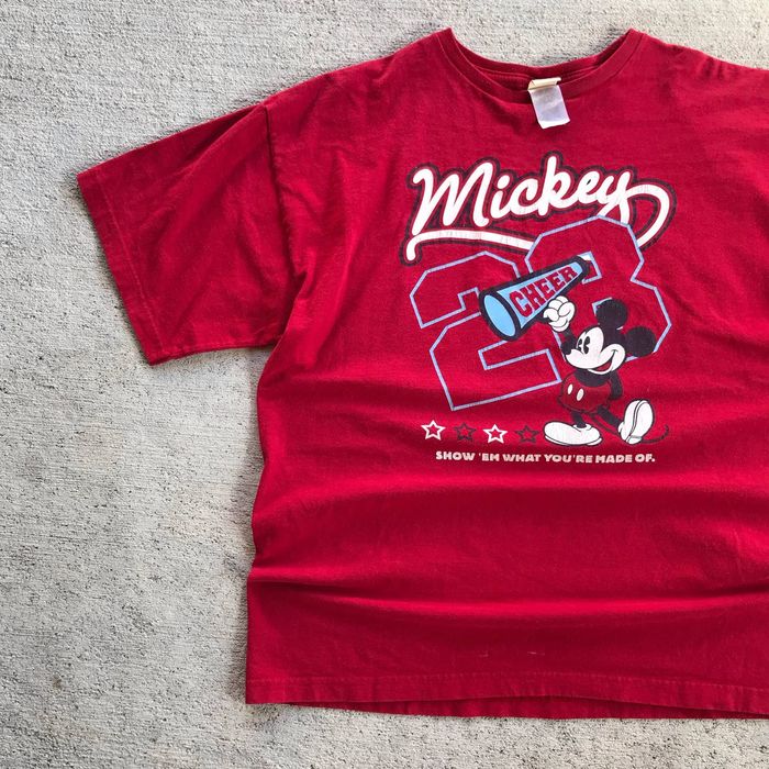 Mickey Mouse Vintage Mickey Mouse Cheer Graphic T-shirt | Grailed