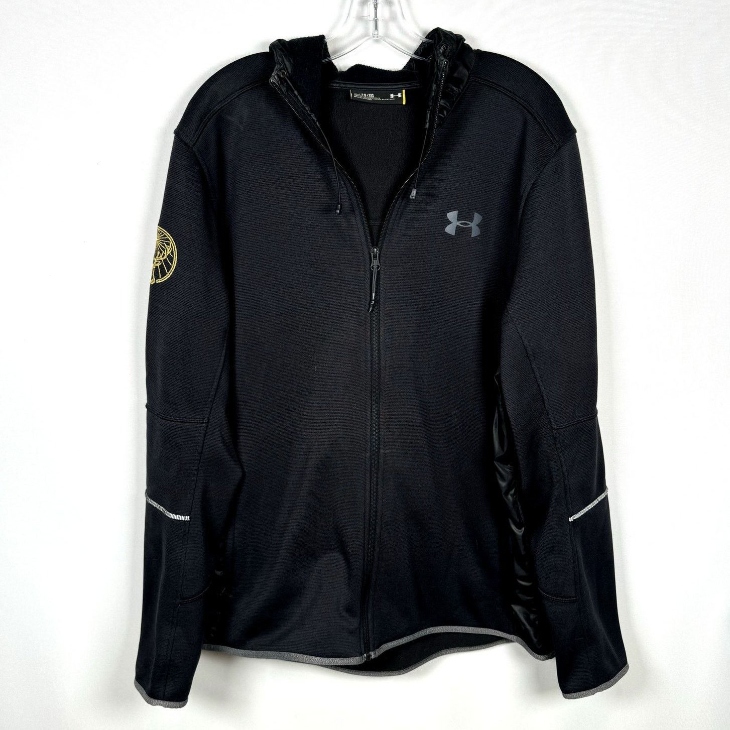 Under Armour Jagermeister Under Armor Full Zip Hooded Swacket Jacket XL ...