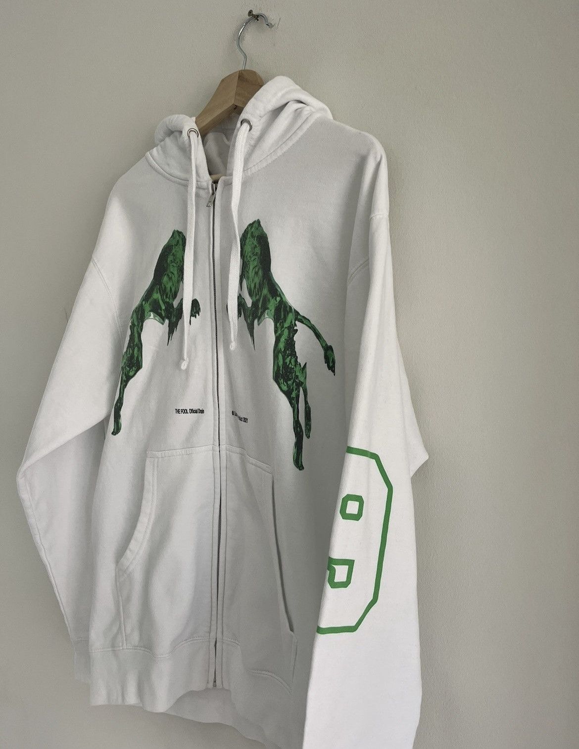 Drain Gang × Sad Boys × Sad Boys Sbe Merch Bladee - “The Fool” Zip Up ...