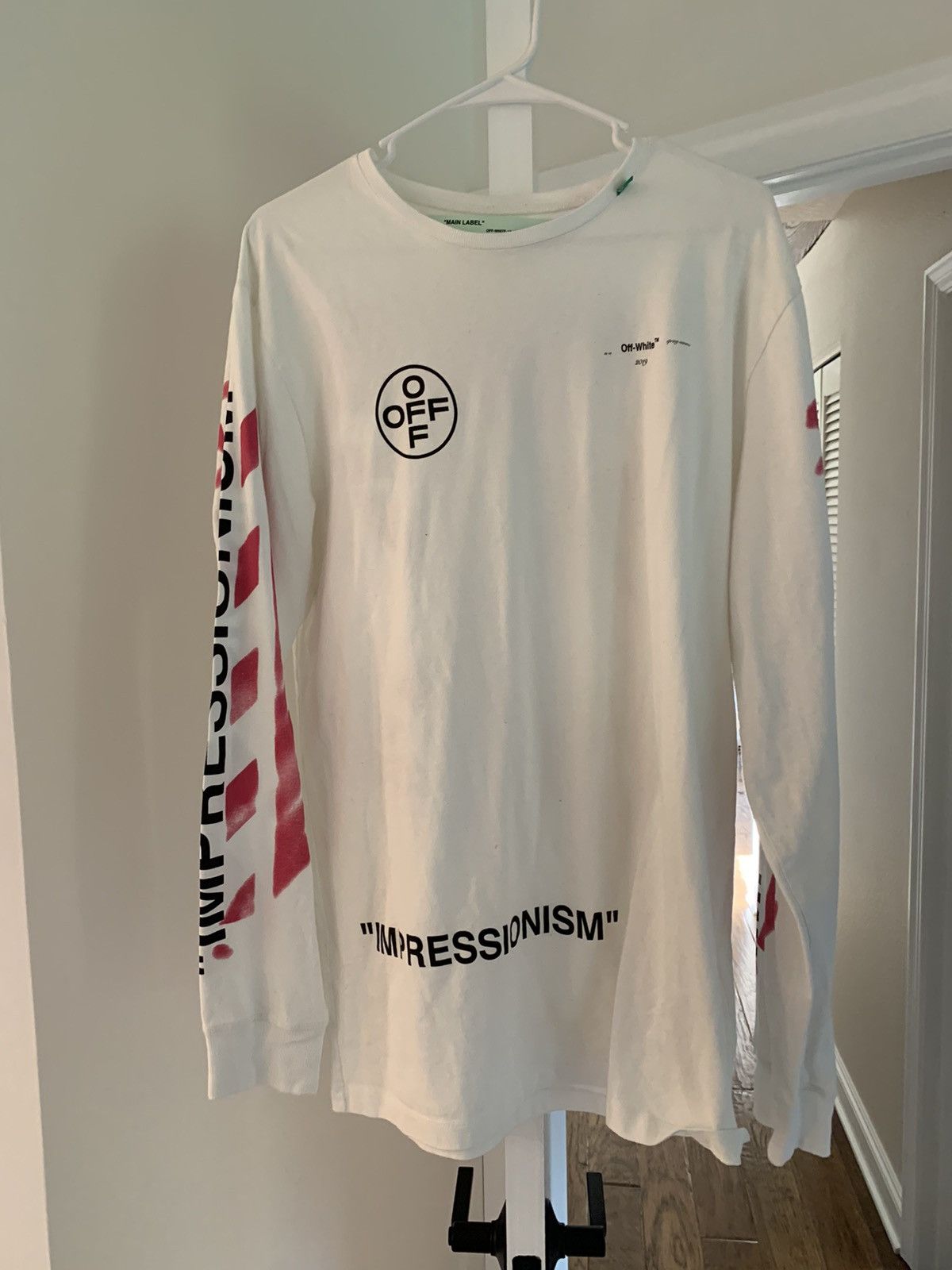 Off-White Off white Impressionism long sleeve shirt | Grailed
