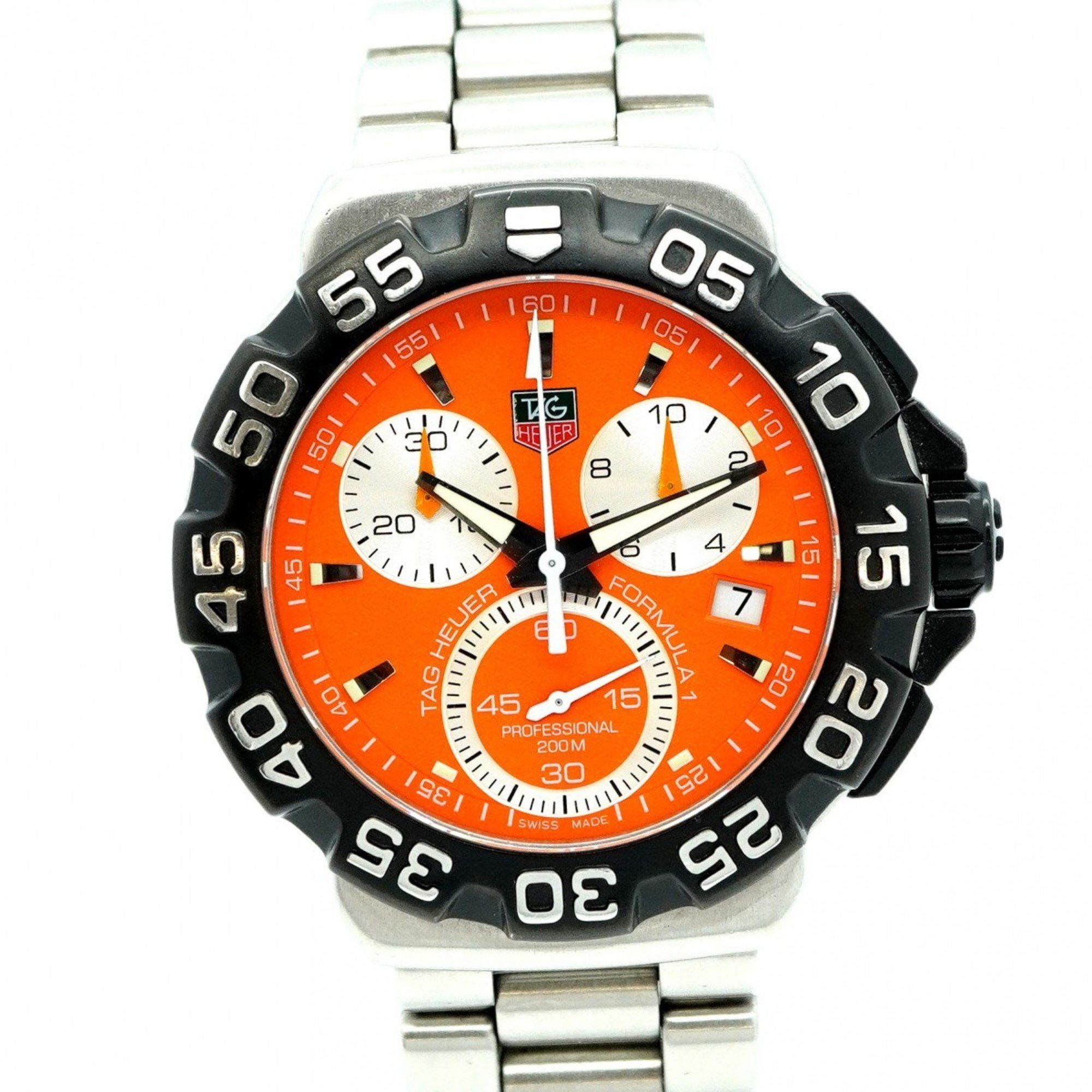 Tag Heuer TAG Heuer Formula 1 CAH1113 Orange Dial Watch for Men | Grailed