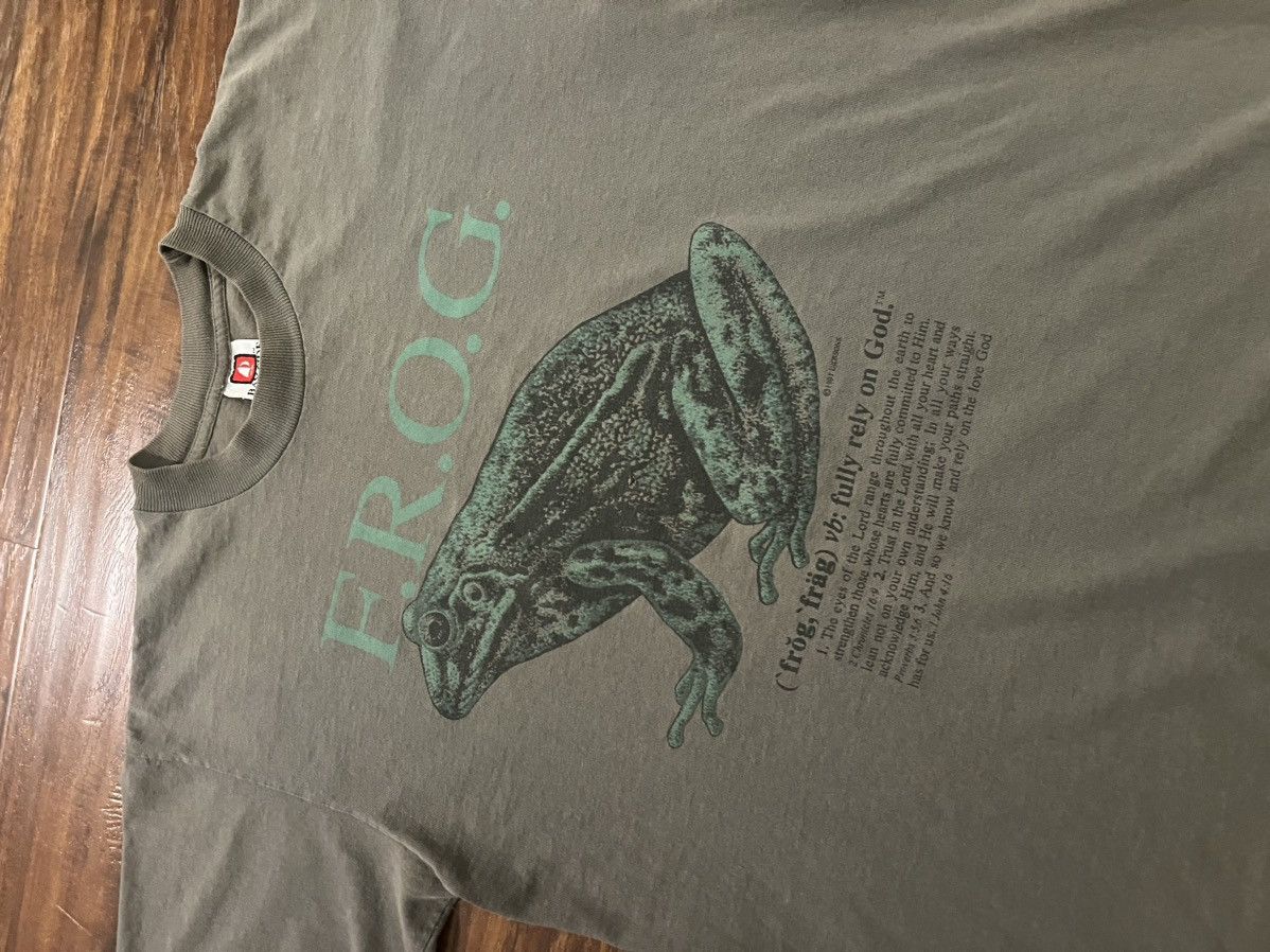 Unsound Rags × Vintage Vintage 1997 Frog Acronym Tee | Grailed