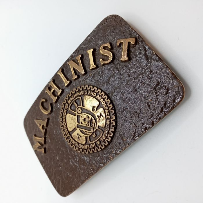 Vintage Machinist Belt Buckle Vintage Labor Union Country Western | Grailed