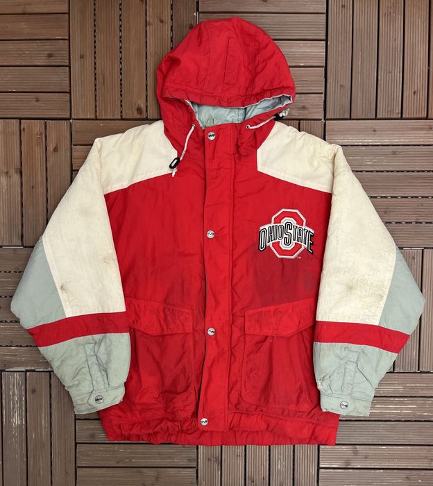 Vintage Ohio State Buckeyes Vintage Red Puffer Jacket | Grailed