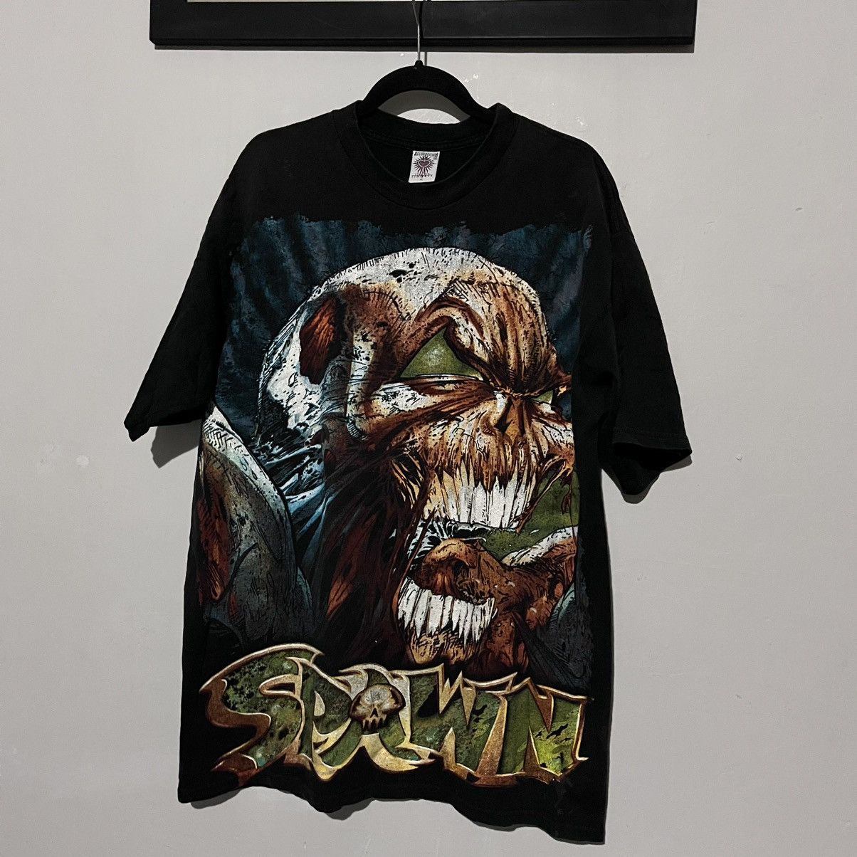Vintage Vintage 90s Spawn Full Print Tee by Resurrection | Grailed