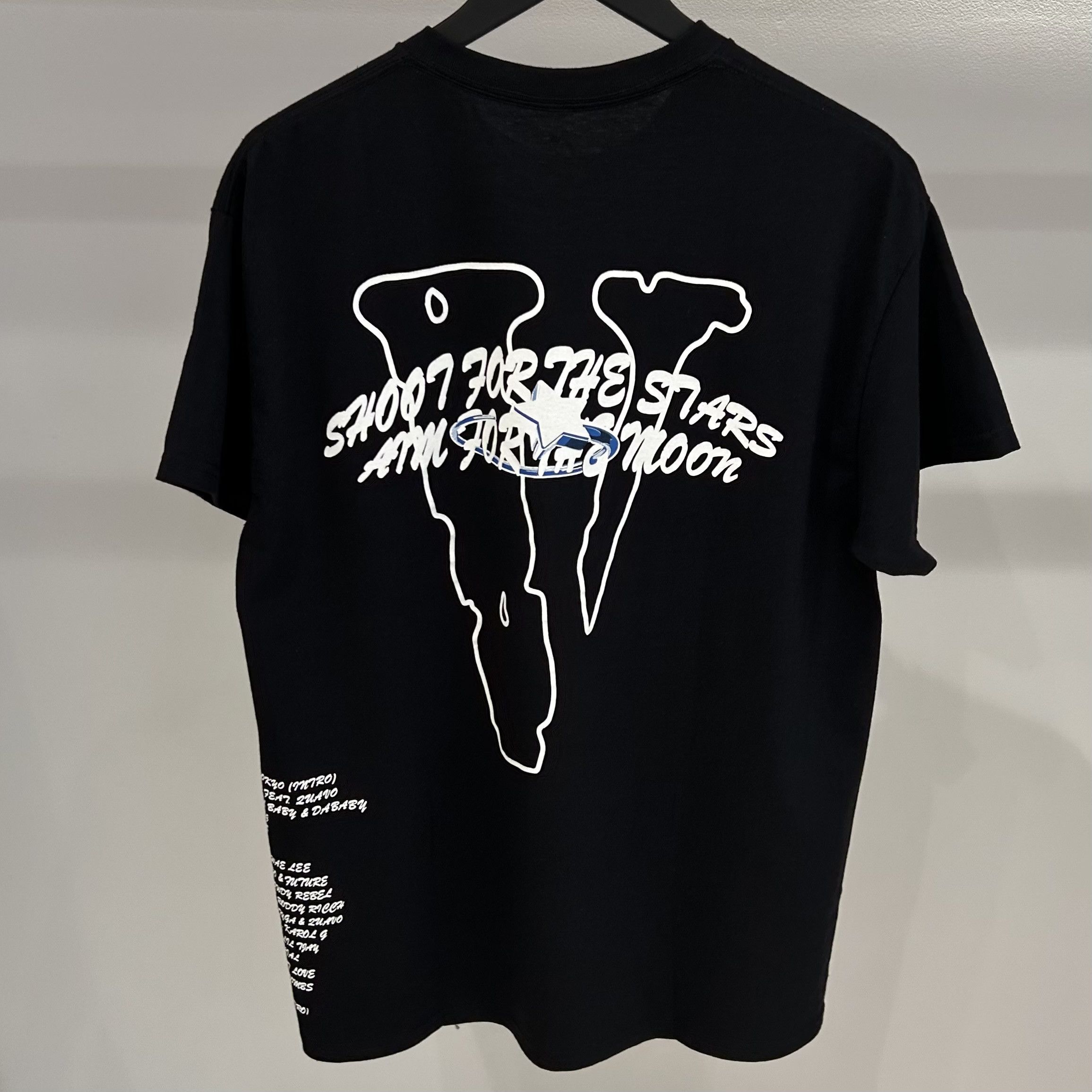 Vlone Pop Smoke x Vlone Tracklist Tee | Grailed