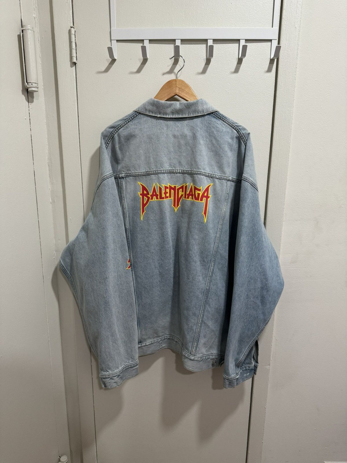 Balenciaga Balenciaga Heavy Metal Denim Jacket | Grailed