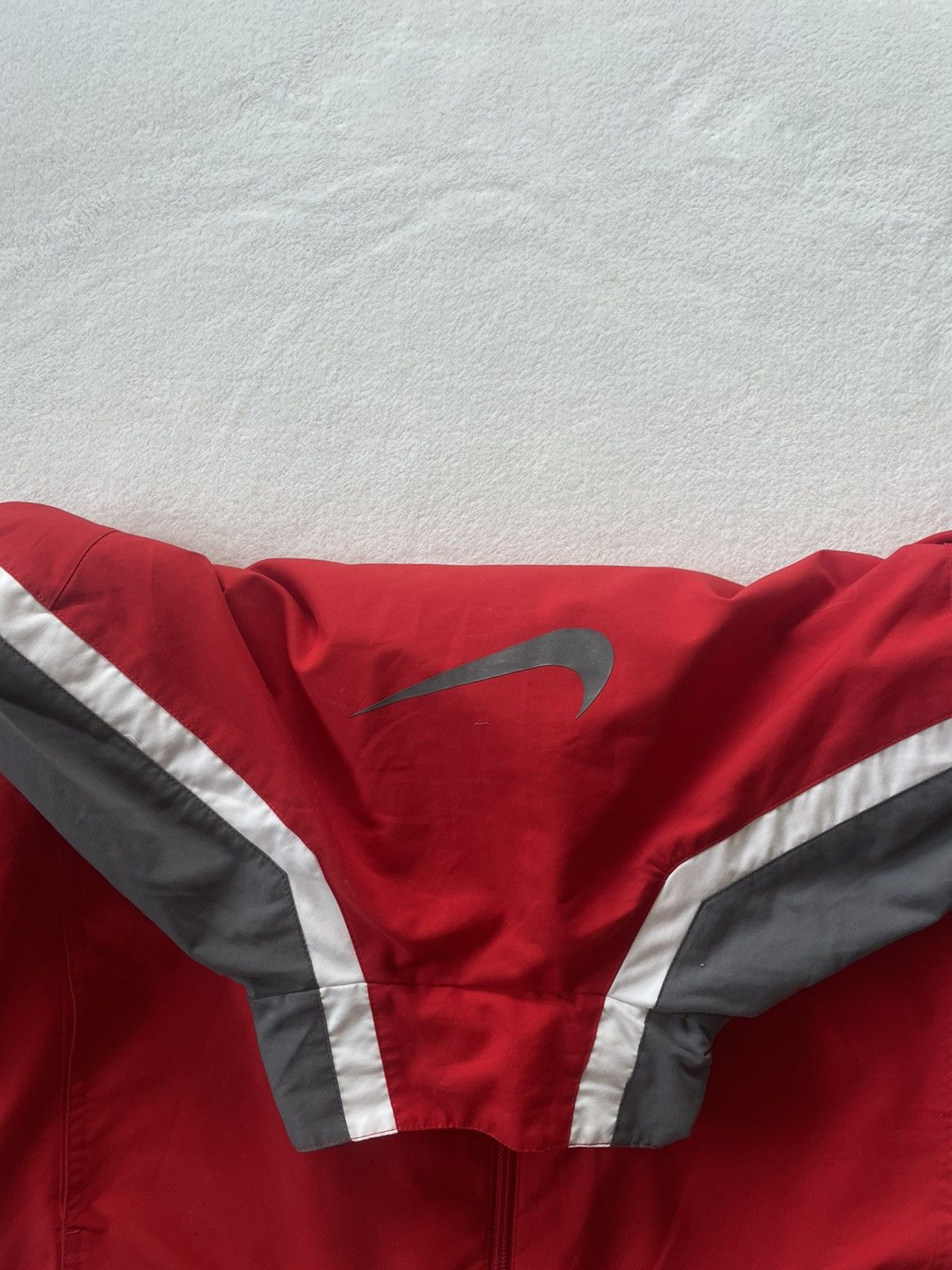 Nike 🍓 NIKE RETRO TRACK JACKET BACK SWOOSH LOGO Y2K 90’s | Grailed