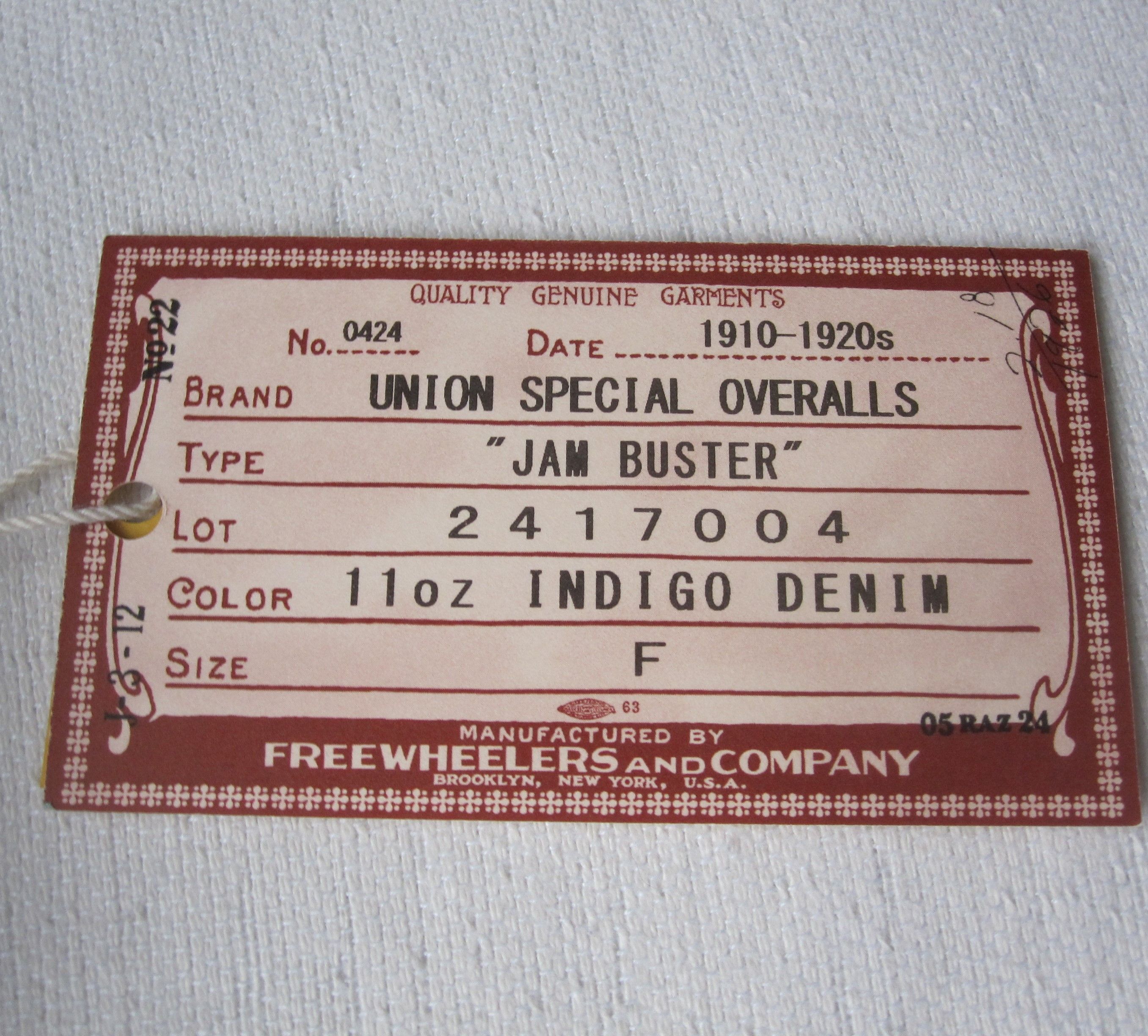 Freewheelers FREEWHEELERS "JAM BUSTER" INDIGO DENIM | Grailed