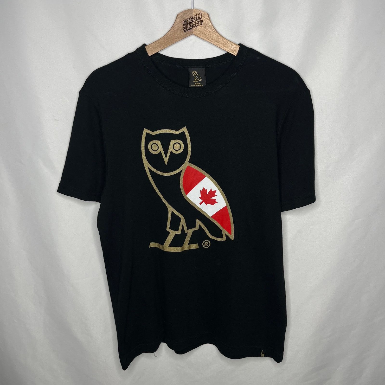 Drake × October's Very Own Drake OVO OG Owl Logo Canadian Flag Tour ...