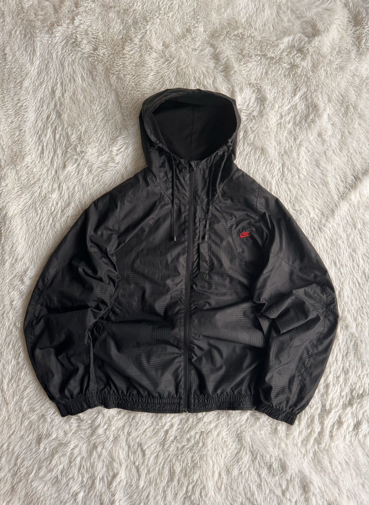 Nike NIKE VINTAGE BASIC LOGO OVERSIZE NYLON GORPCORE LIGHT JACKET | Grailed