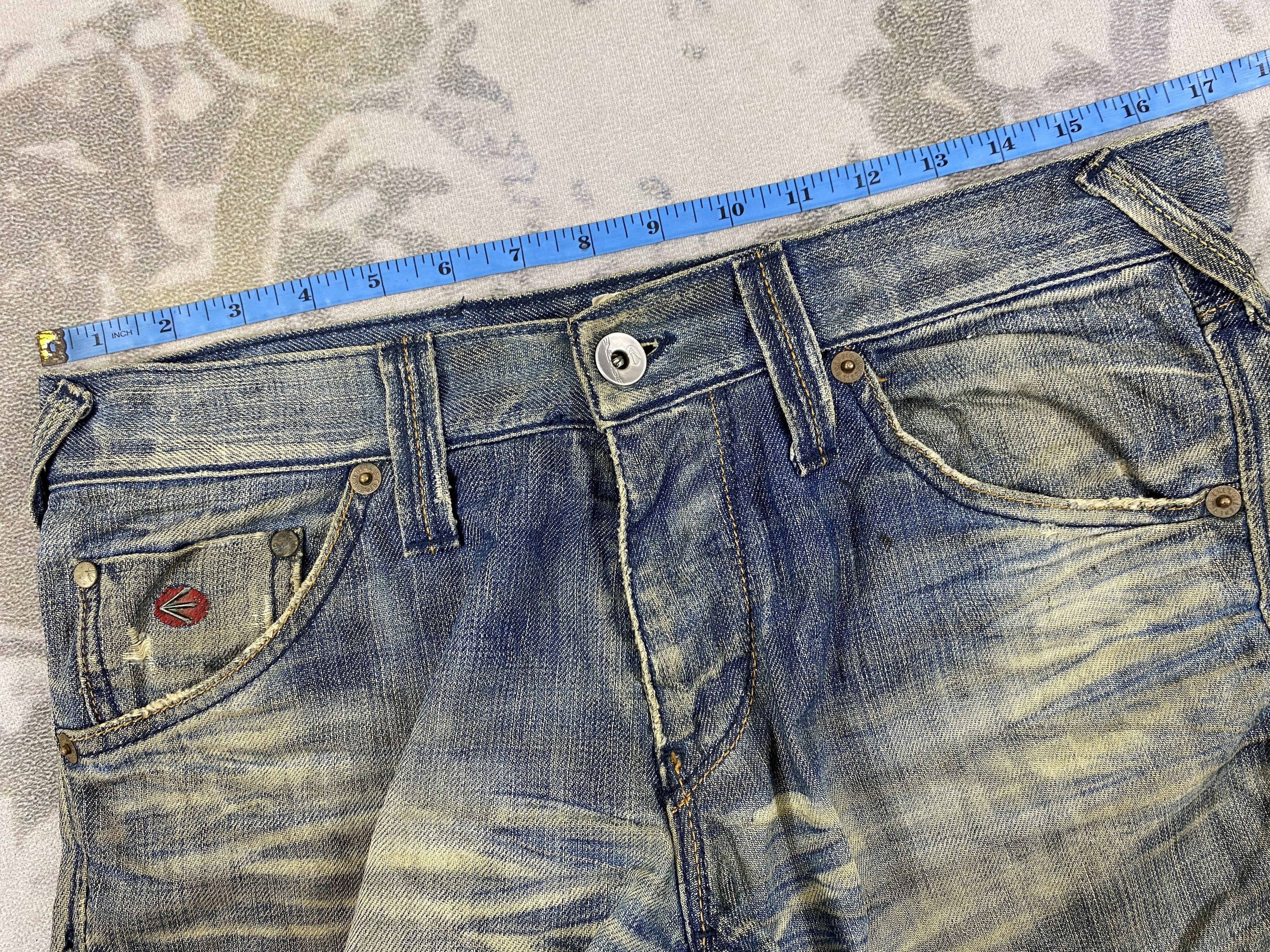 Energie Distressed Blue Energie Jeans 33x35.5 Denim- JN3842 | Grailed