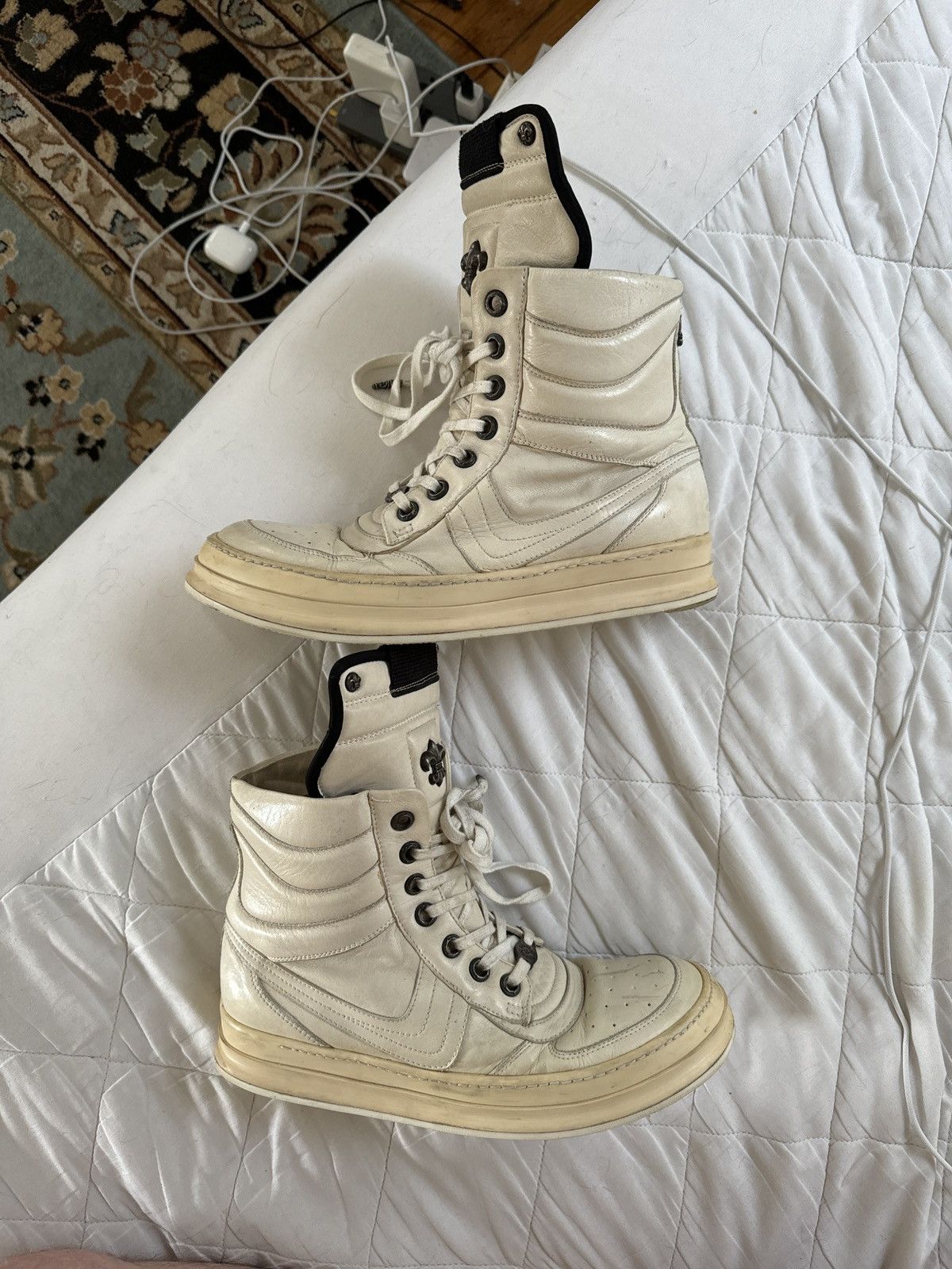 Chrome Hearts × Rick Owens Rick Owens X Chrome Hearts Dunks (Milk ...