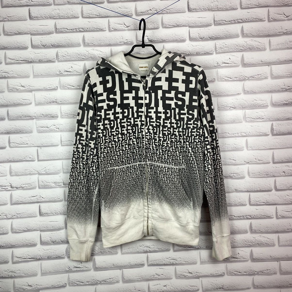 Diesel × Streetwear × Vintage Monogram Diesel full zip hoodie | Grailed