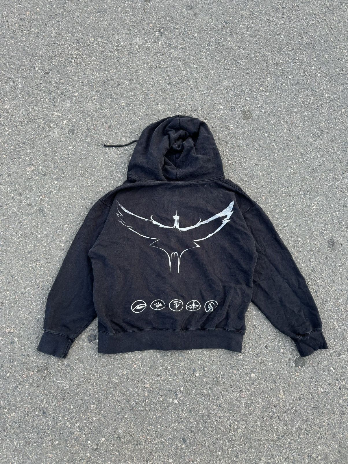 Movie Toruk The First Flight Opium Bird Zip Up Hoodie | Grailed