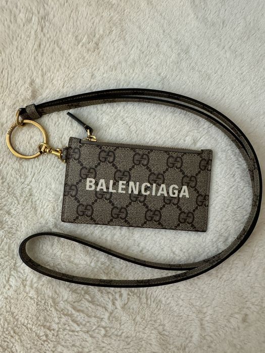Gucci Gucci Balenciaga Hacker Card Holder Lanyard | Grailed