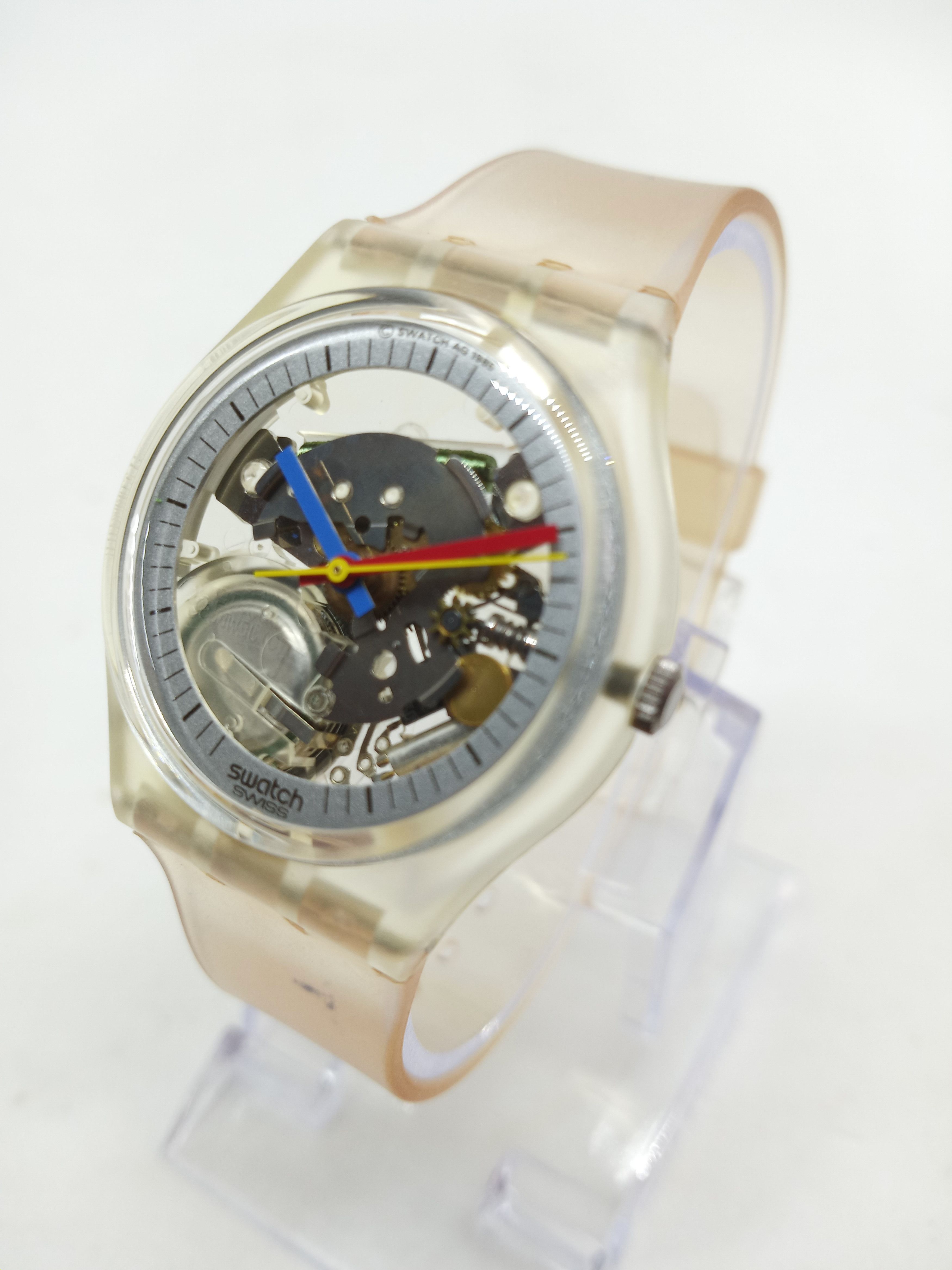 Swatch VINTAGE 1985 Swatch GK100 "Jellyfish" 34mm Swiss Made Watch ...