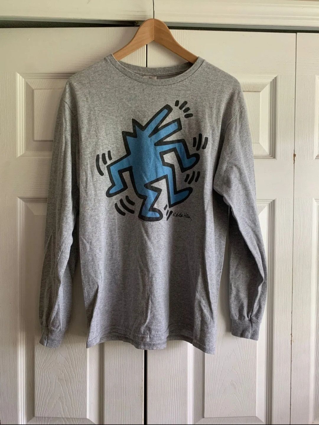 Keith Haring Vintage Keith Haring long sleeve T Shirt DANCING DOG | Grailed