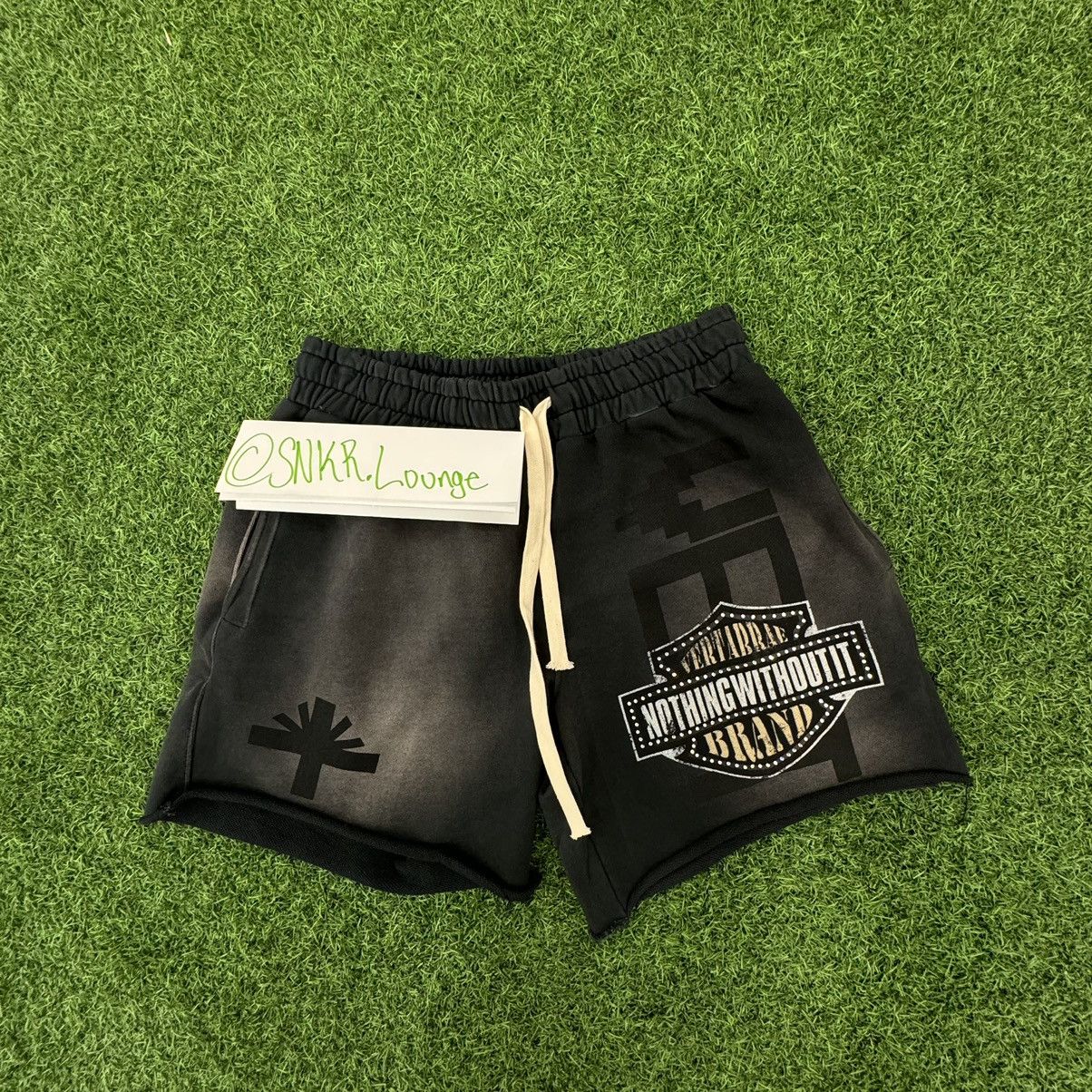 Vertabrae VERTABRAE DOUBLE EMBLEM SHORTS | Grailed