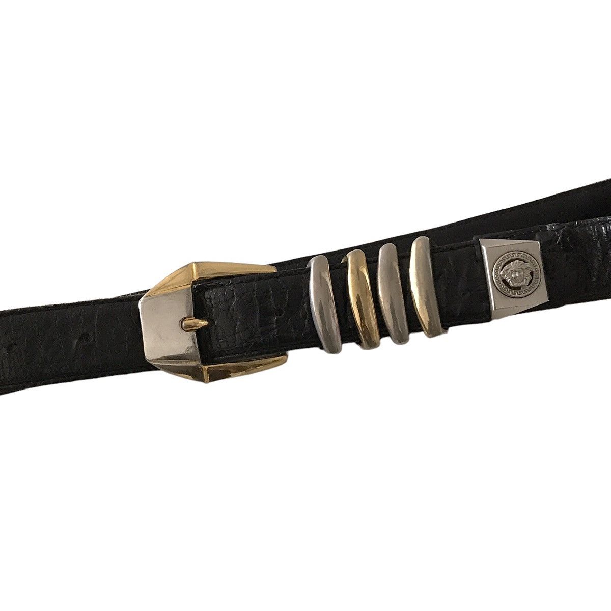 Versace × Vintage Gianni Versace Vintage Italian Made Genuine Leather ...