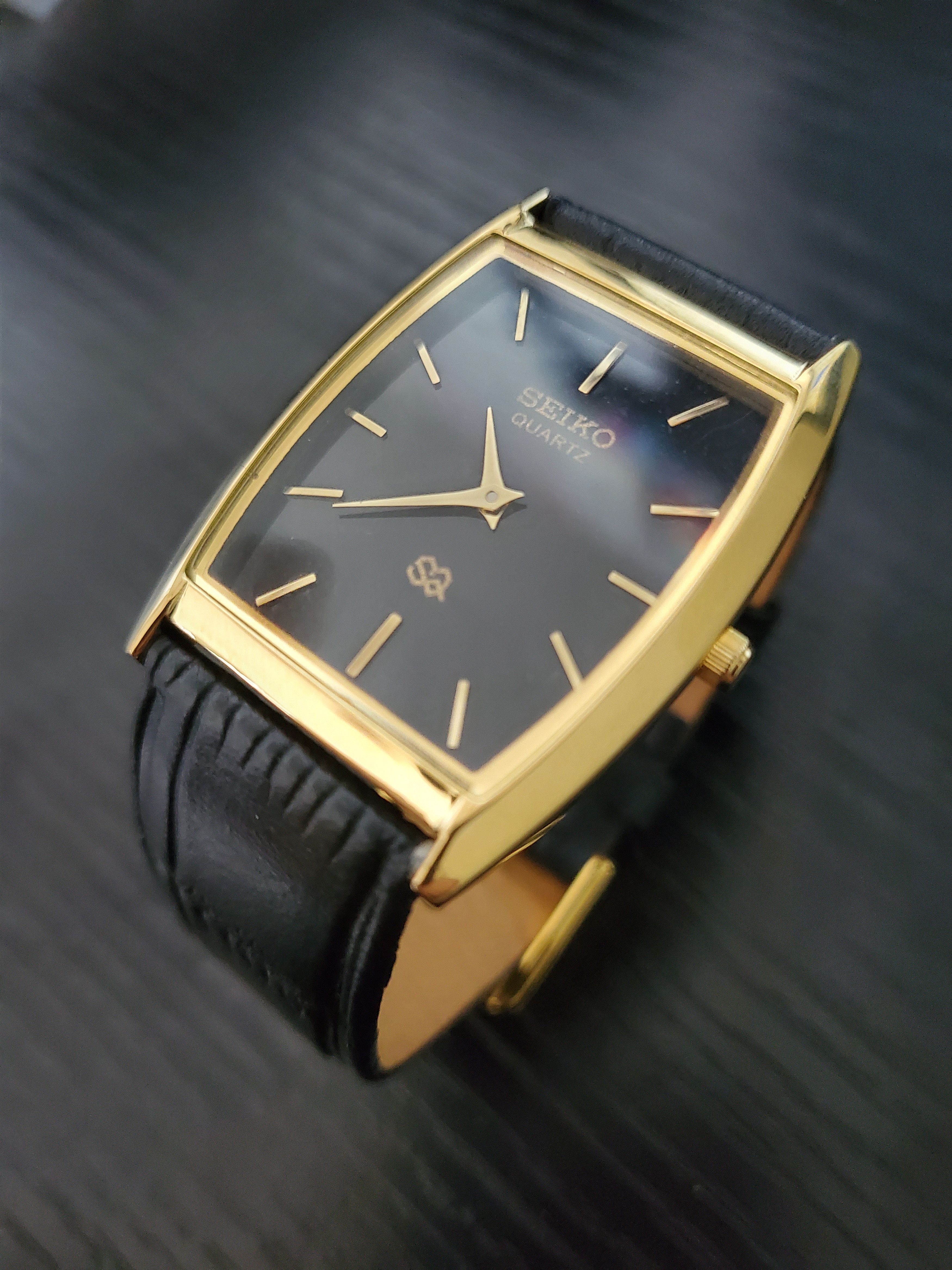 Seiko 🔥Rare Vintage Seiko Quartz Men's Leather Watch BEAUTIFUL | Grailed
