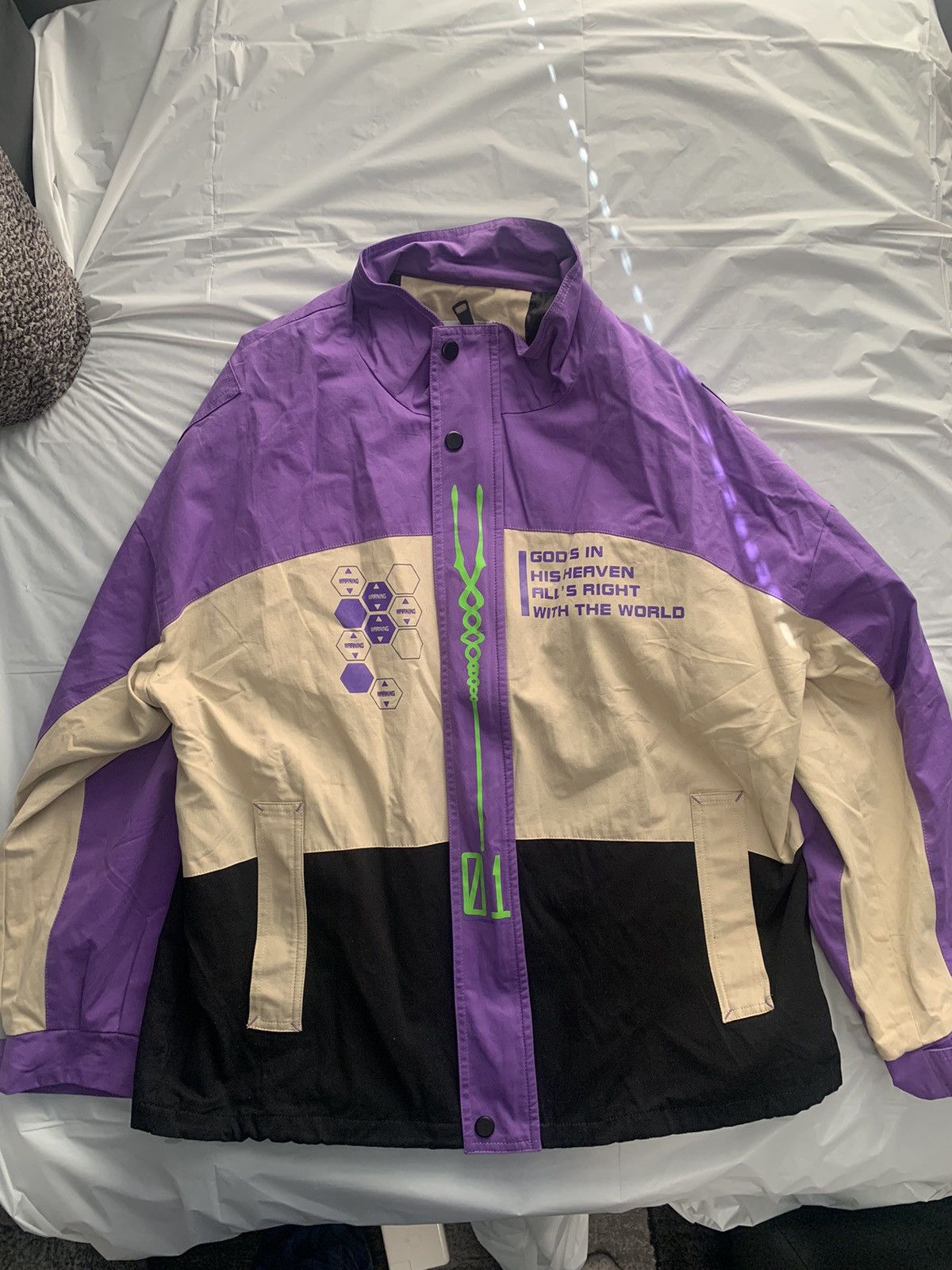 Streetwear *RARE** Neon Genesis Evangelion Jacket | Grailed