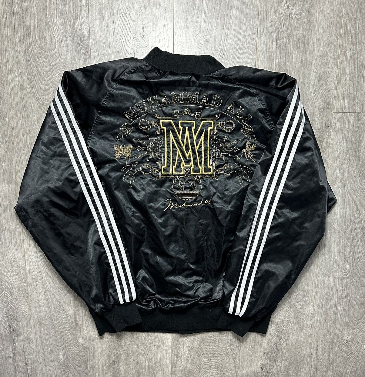 Adidas Adidas Muhammad Ali Bomber Jacket Satin 2005 | Grailed
