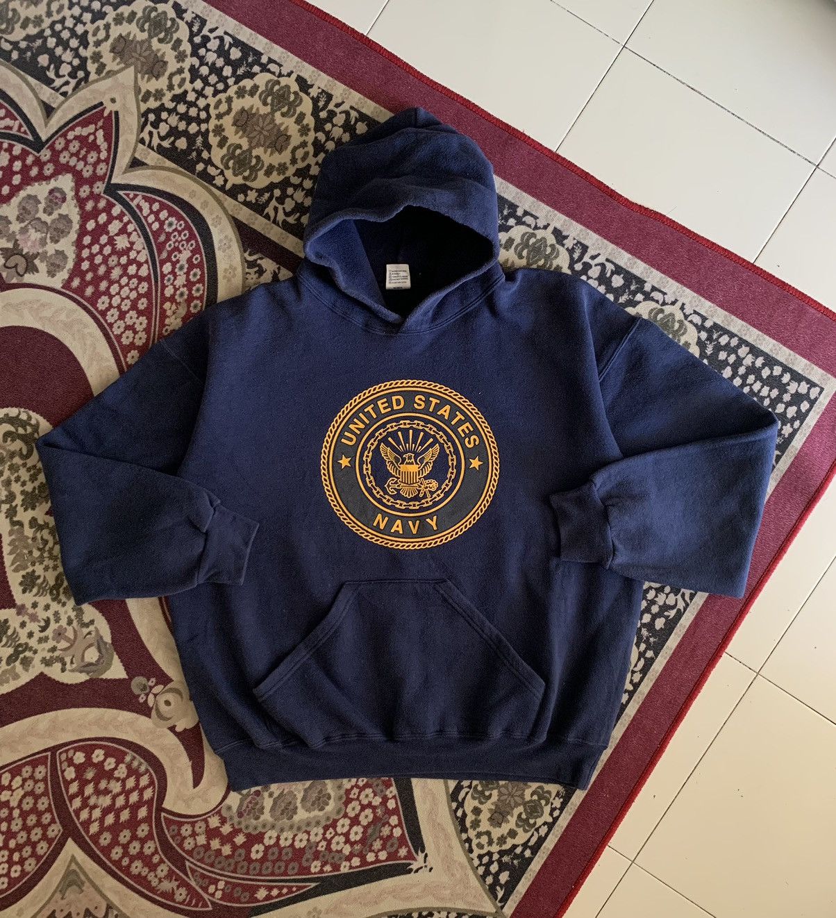 Vintage Vintage Soffe 90s US Navy Army Pullover Hoodie | Grailed