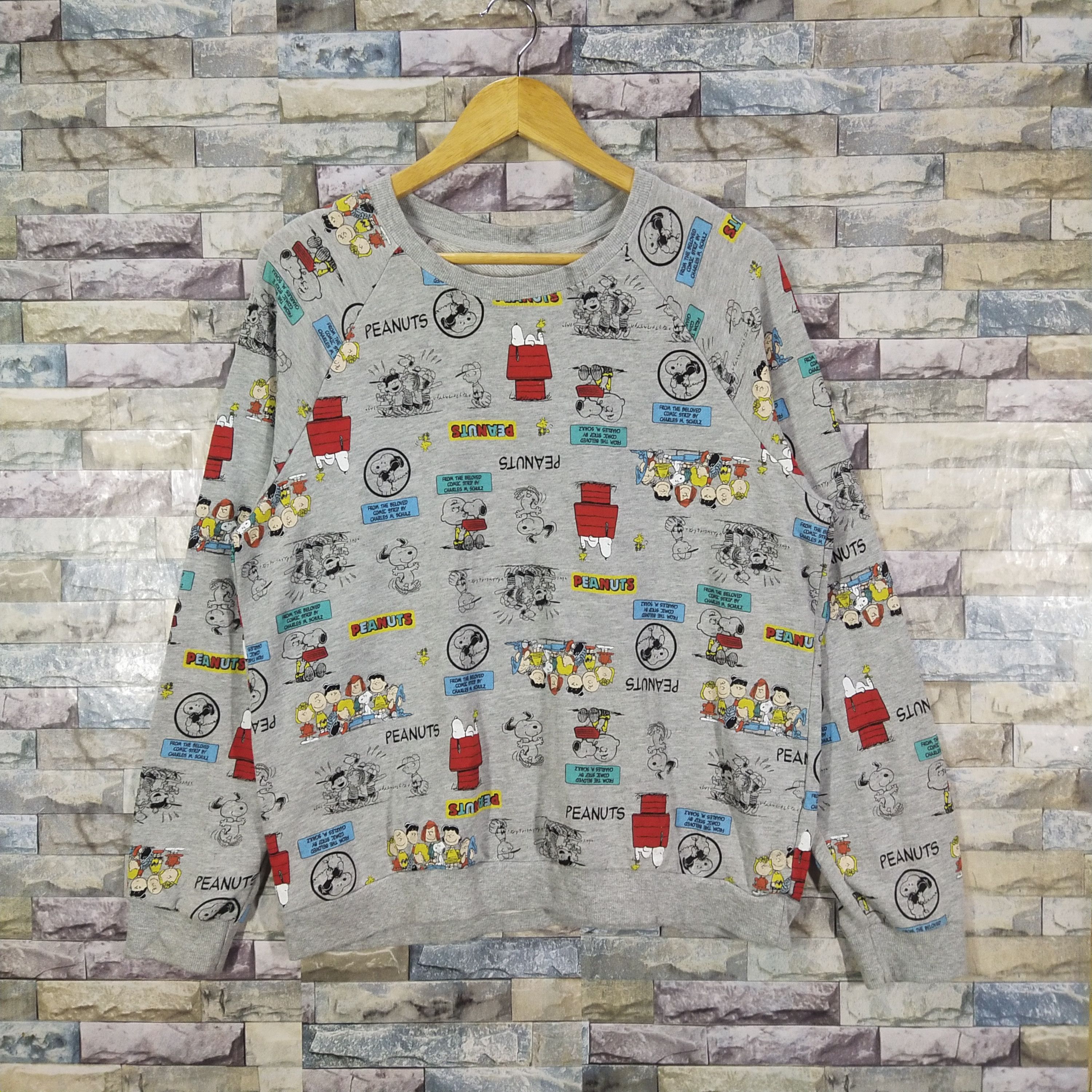 Cartoon Network Peanut Snoopy Fullprint Jumper Sweatshirt | Grailed