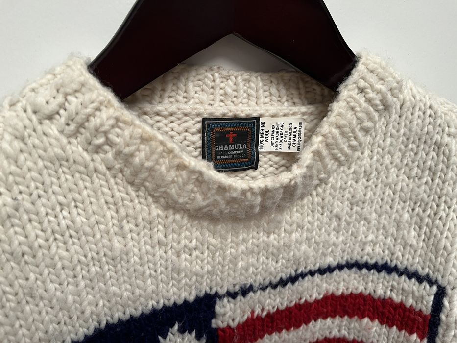 Chamula USA Flag Sweater Ivory | Grailed