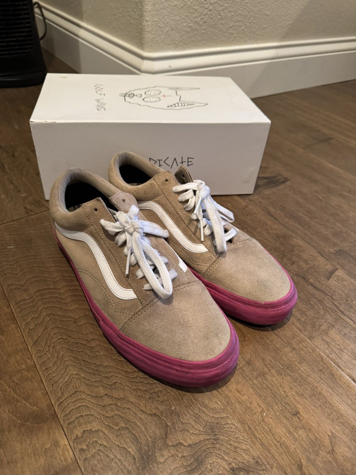 Golf Wang × Vans Golf Wang Vans Tan/Pink | Grailed