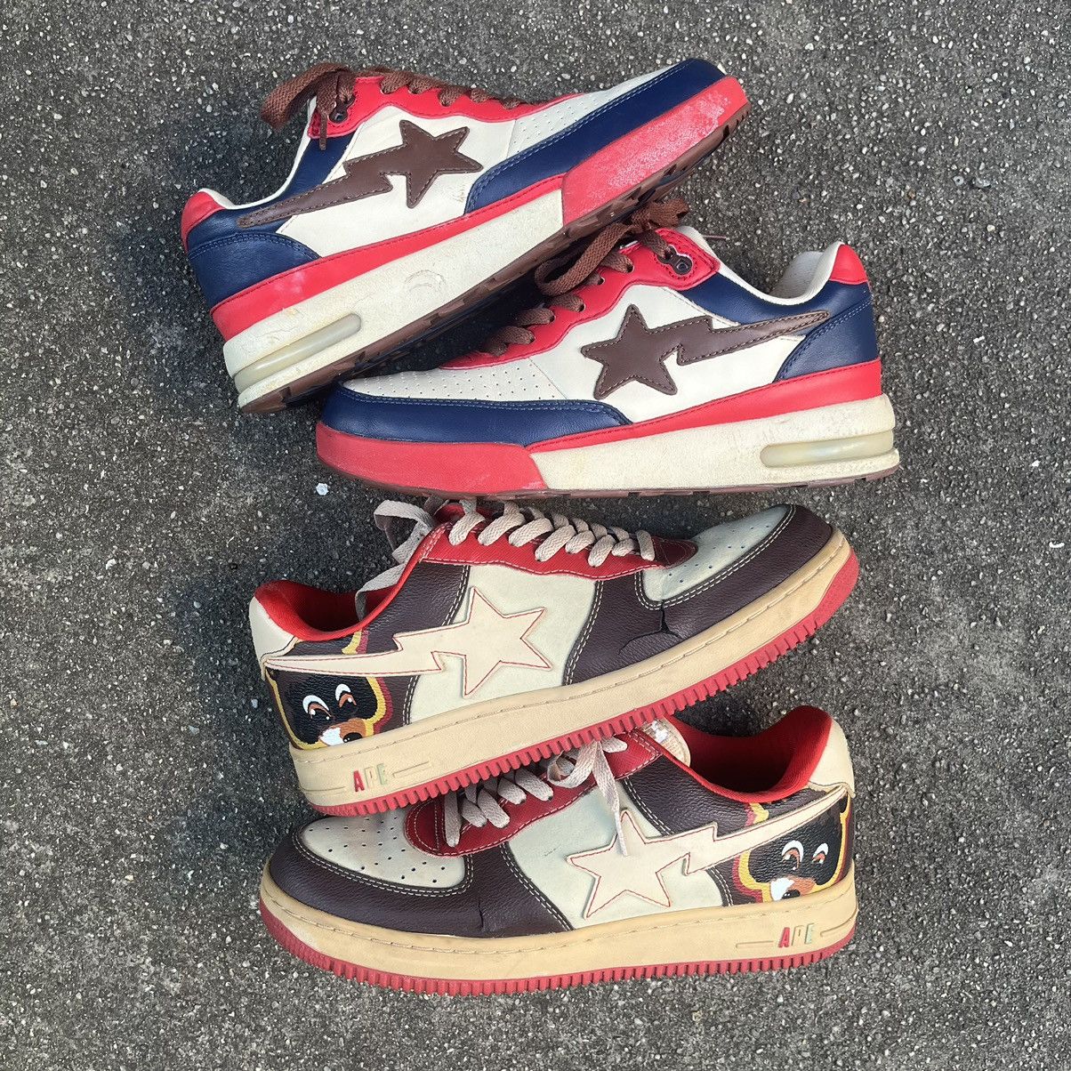 Bape × Kanye West Bape x Kanye West Bapesta | Grailed