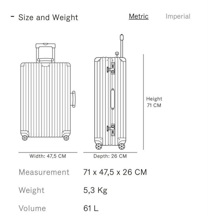 Rimowa Suitcase Rimowa | Grailed