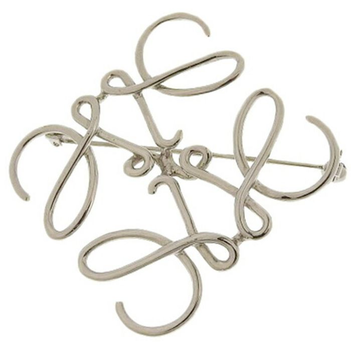 Loewe LOEWE Anagram Brooch Silver Ladies | Grailed
