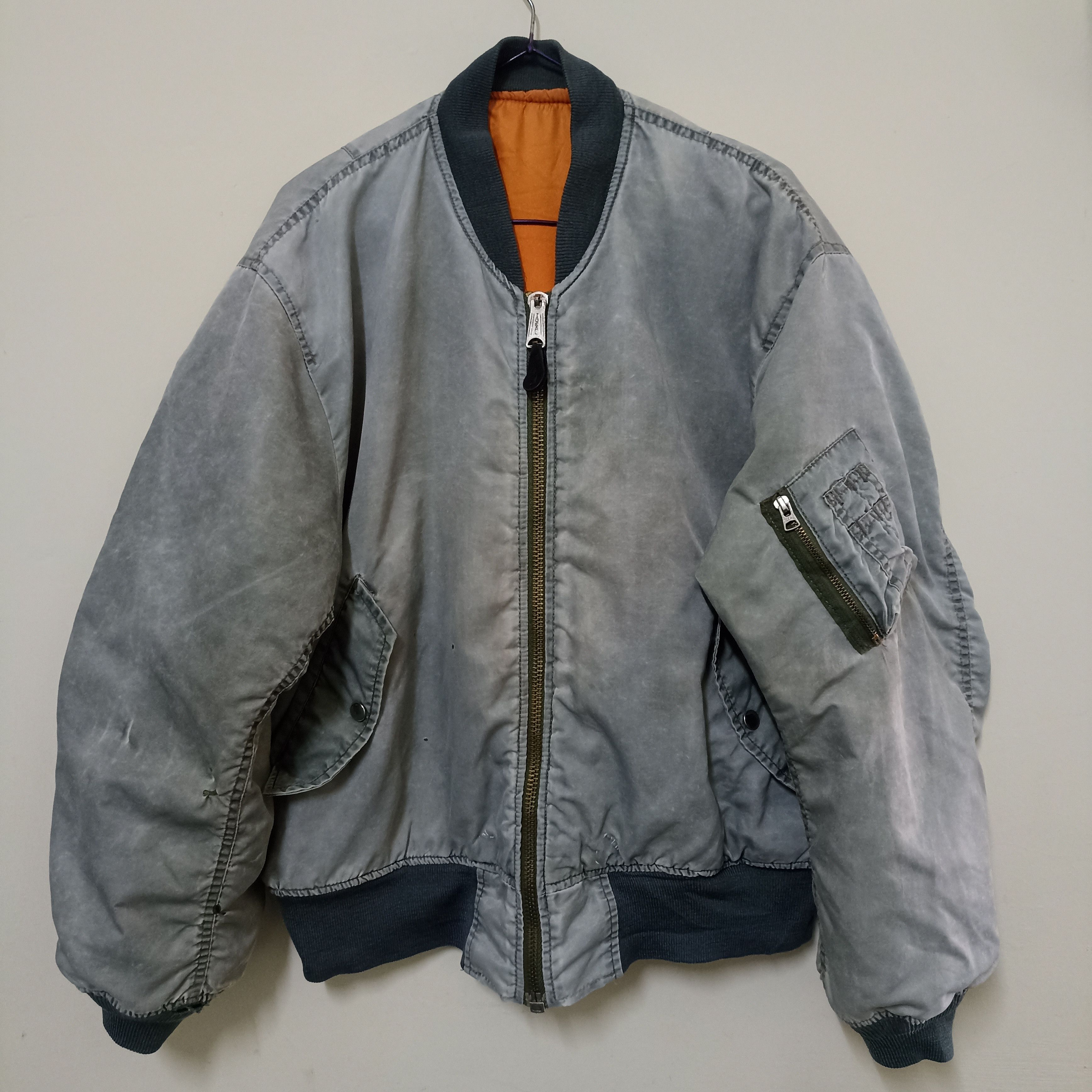 Bomber Jacket × Military × Vintage Faded Ma - 1 Vintage Bomber Jacket | Grailed