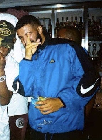 Drake × Nike × Vintage Nike ACG 90s packable windbreaker jacket size S ...