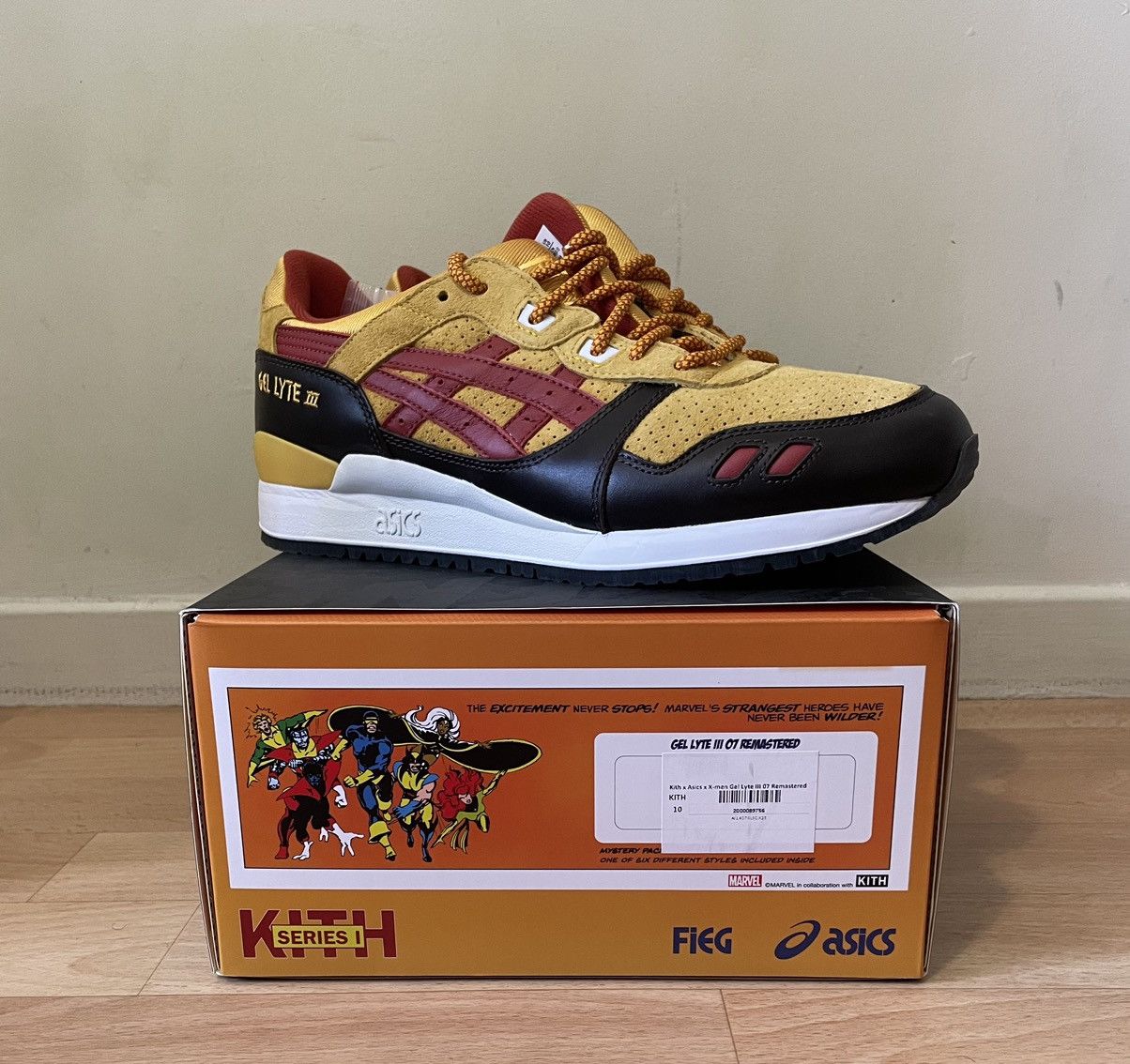 Asics × Kith × Marvel Comics Asics Gel Lyte III Kith Marvel Wolverine ...