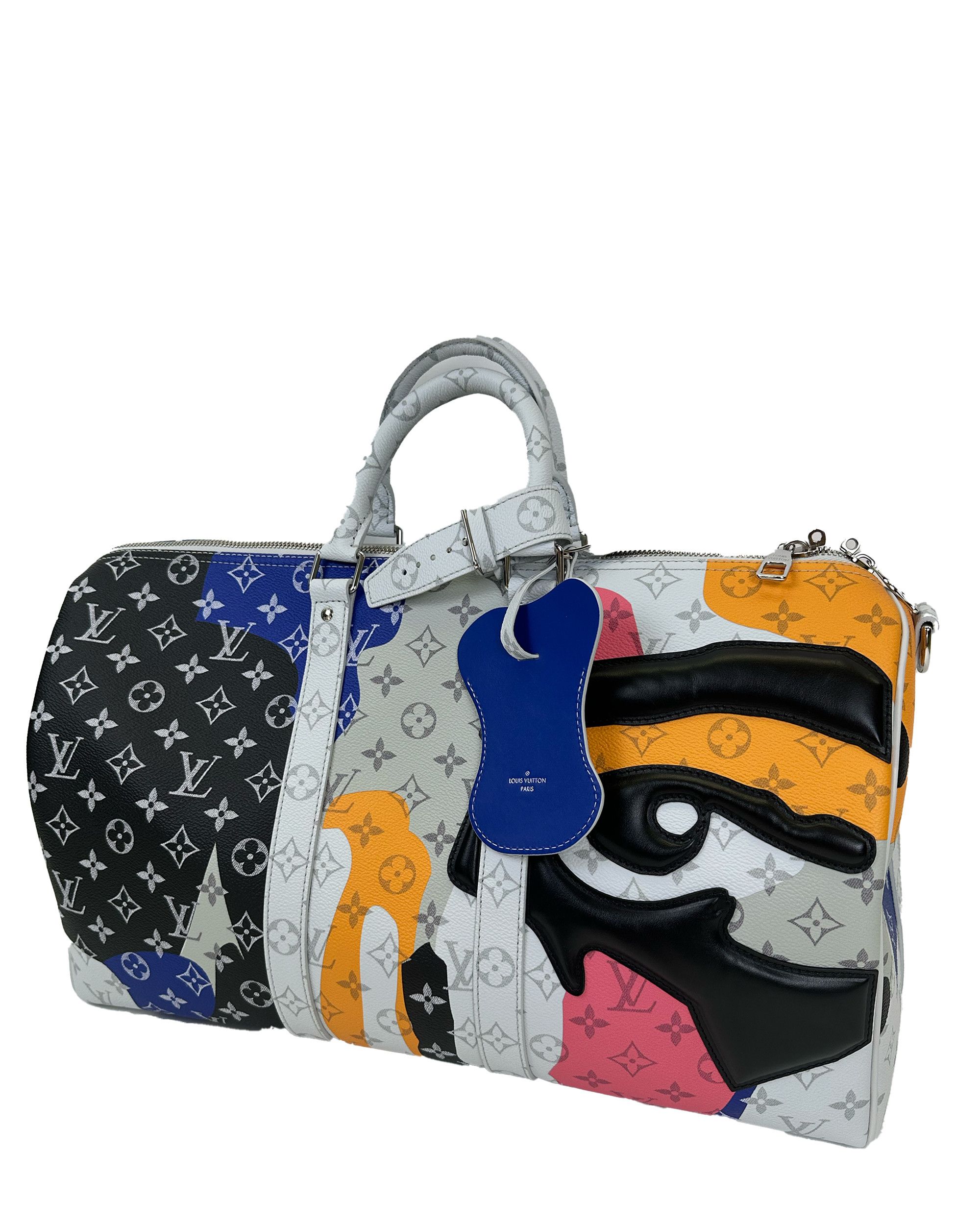 KidSuper × Louis Vuitton Louis Vuitton Kid Super Keepall Bandouliere 45 ...