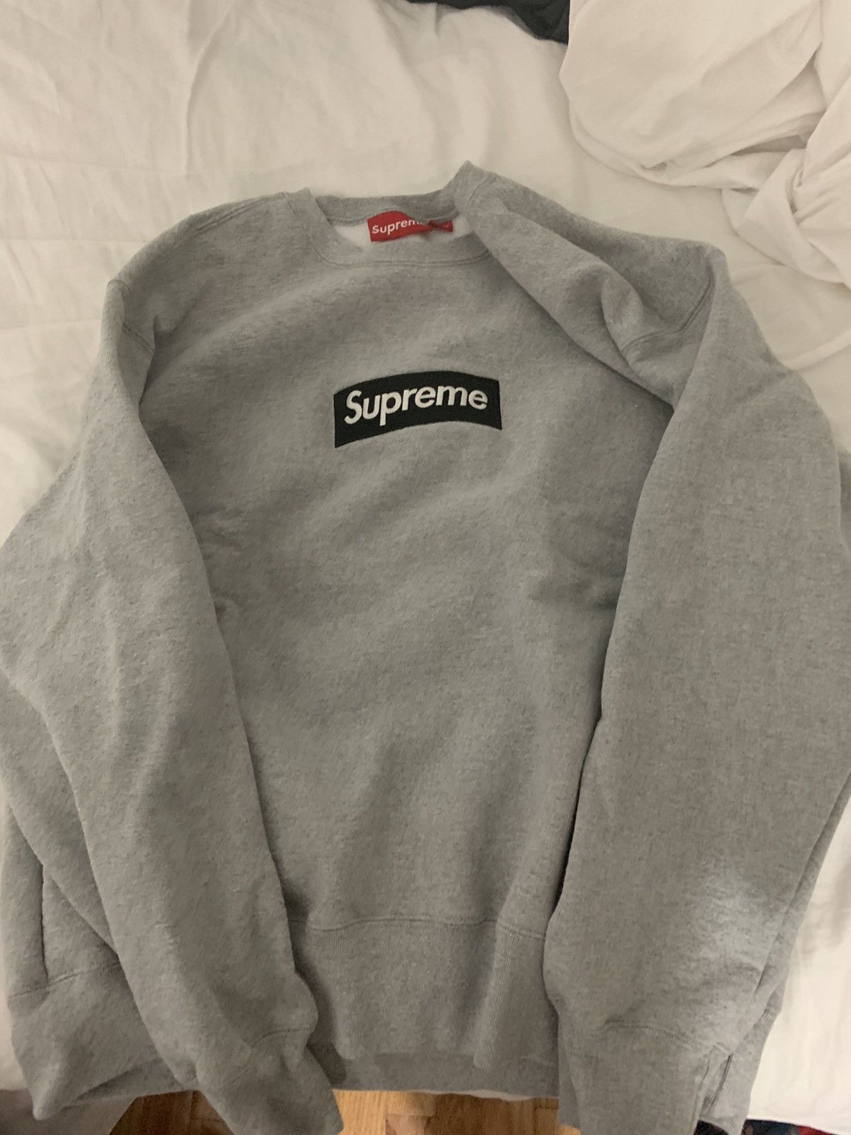 Supreme Fw22 bogo grey crewneck | Grailed