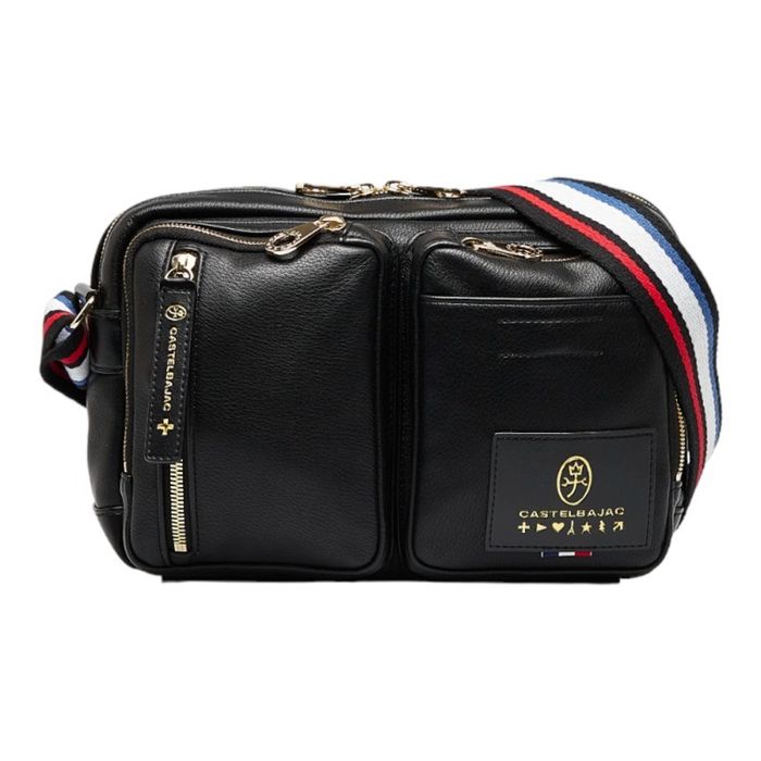 Jean Charles De Castelbajac Castelbajac shoulder bag black leather ...