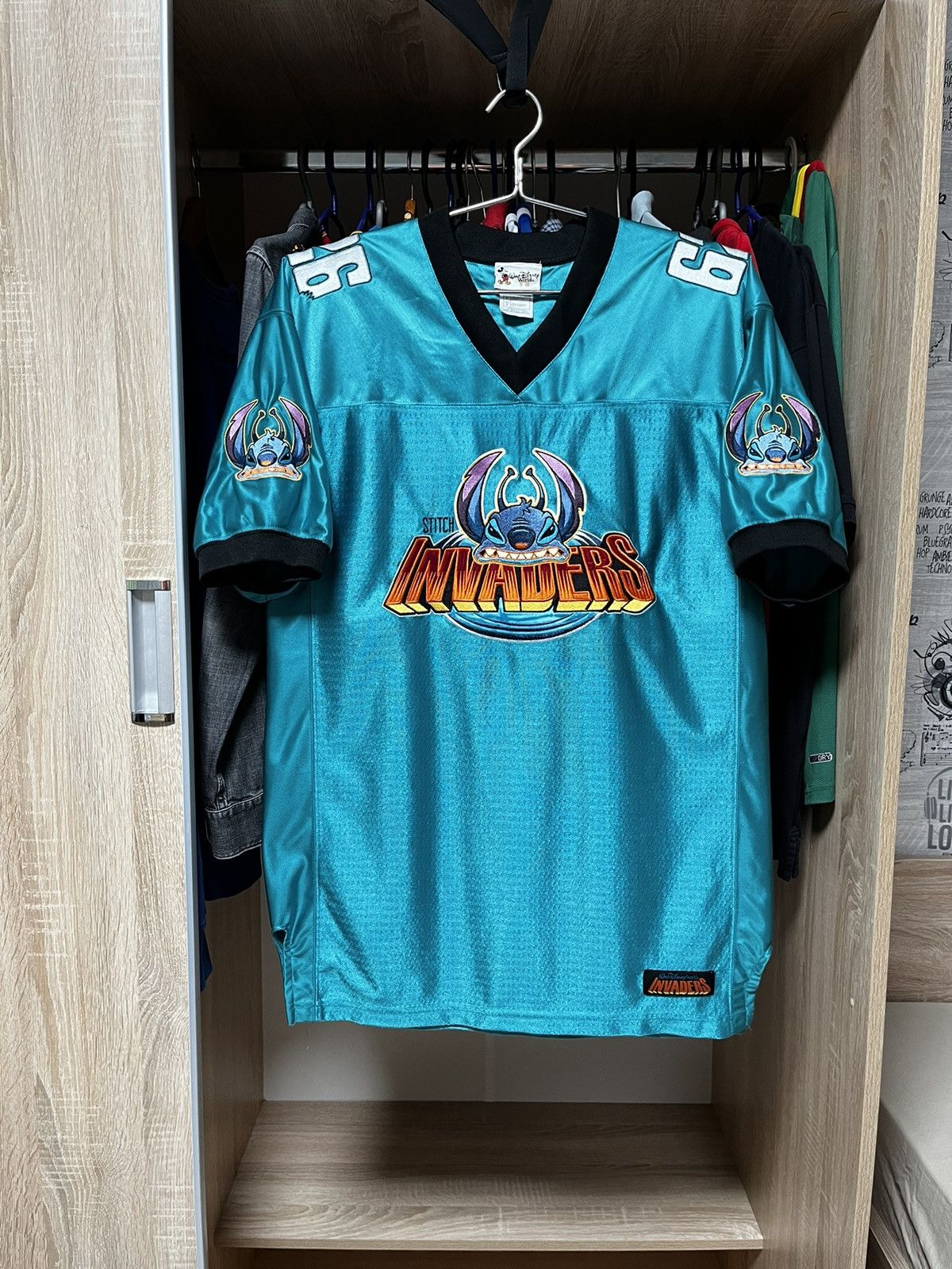 Vintage Rare‼️ Walt Disnep Invaders Jersey Lilo & Stitch Vintage Y2K ...