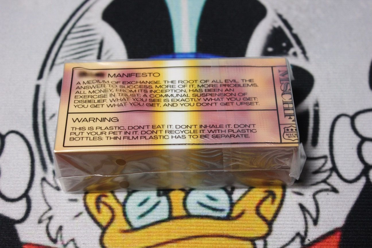 MSCHF MSCHF Money Blur Peso Cash Stack Figure Brick | Grailed