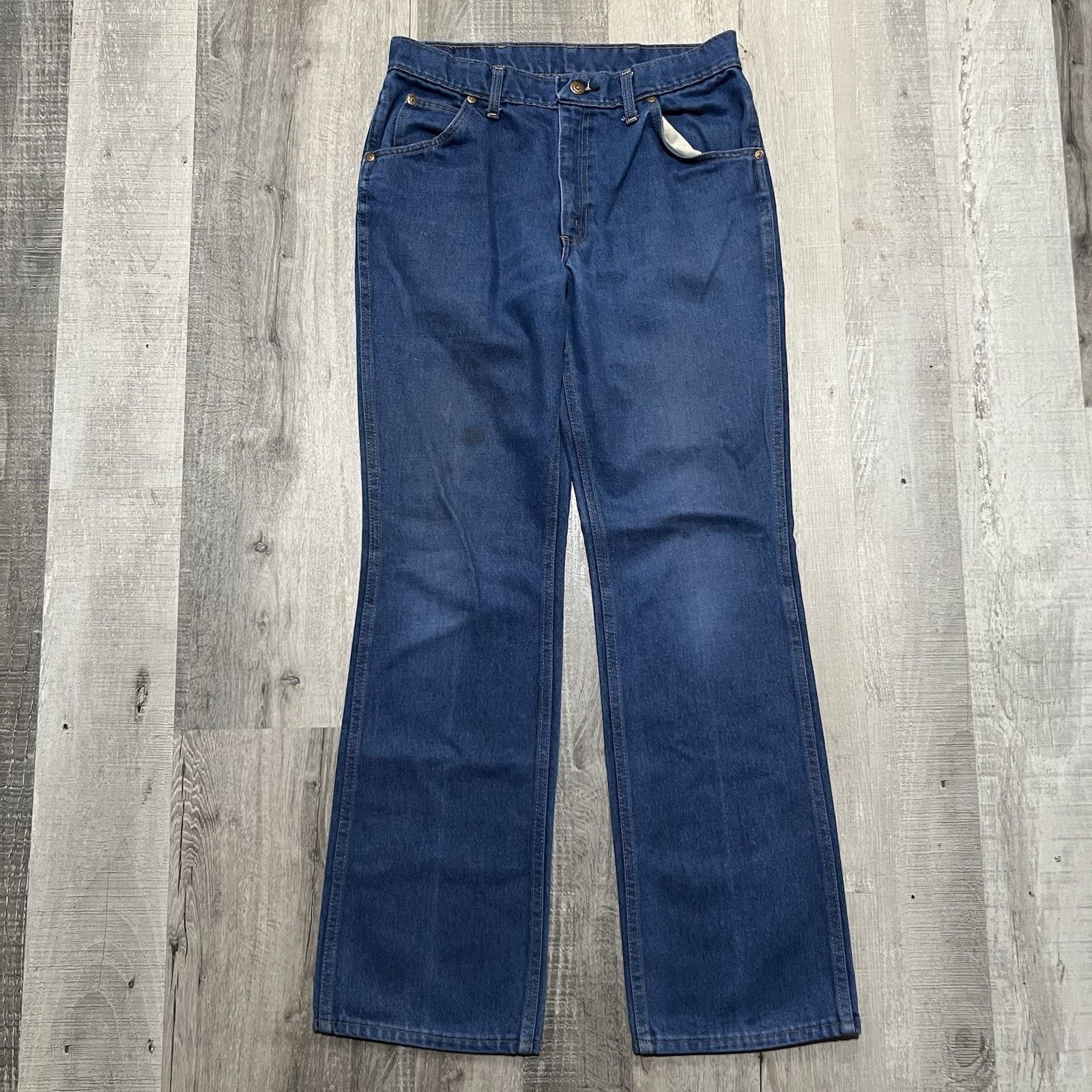 Vintage VTG Sears Roebucks Faded Bootcut USA Cowboy 80s Denim Jeans ...