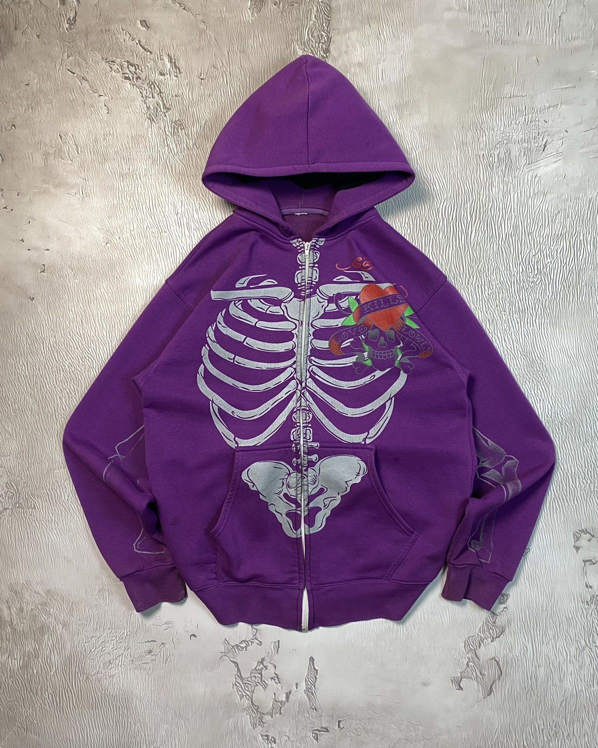 Christian Audigier × Ed Hardy × Vintage Vintage Ed Hardy Baggy Avant ...