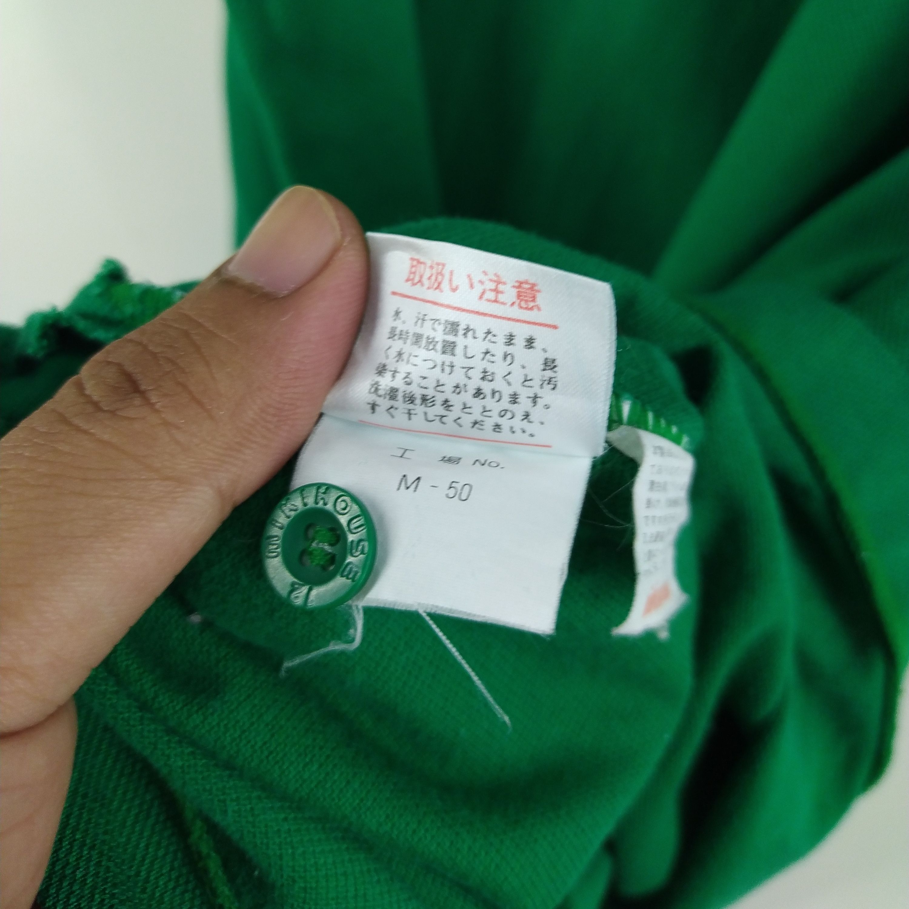 Designer Miki House Made In Japan Big Back Logo Polos Green Colour ...