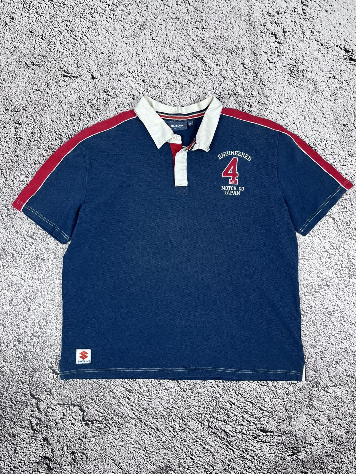 Formula 1 Vintage Suzuki Engineered 4 Japan Team Racing Moto Polo Logo ...